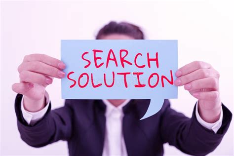Text Showing Inspiration Search Solution Business Overview Finding The Appropriate Answer While