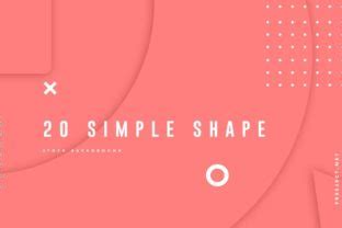 Simple Shape Background Graphic By Freeject Creative Fabrica