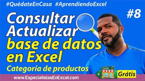 8 Búscar Actualizar Base De Datos En Excel Formularios En Excel