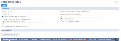 configure restricted file extensions in extendfiles extendknowledge