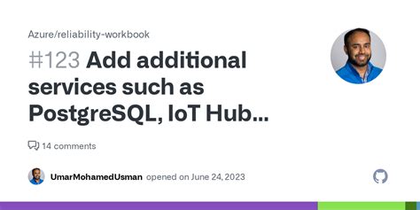 add additional services such as postgresql iot hub and dps to workbook