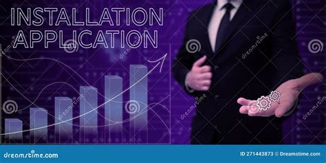 Conceptual Caption Installation Application Concept Meaning The Act Of Replacing An Older