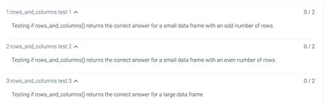 Solved Write A Function Named Rowsandcolumns That Takes