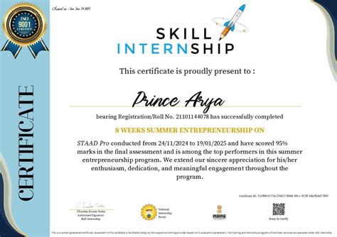 Civilengineering Staadpro Internship Structuraldesign Prince Arya