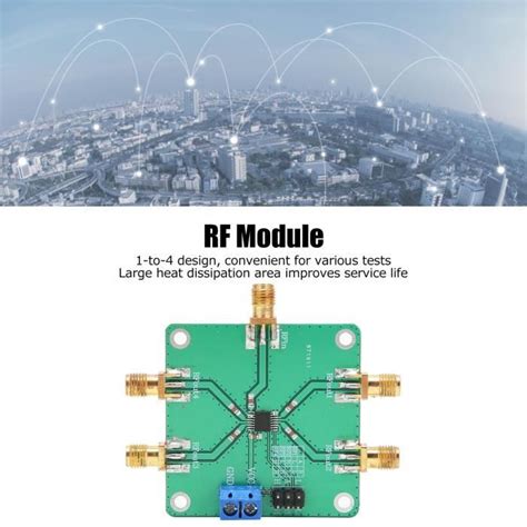 Module De Commutation Mxzzand Panneau Unipolaire 4 Jets Rf 10 3500 Mhz Pcb Cdiscount