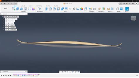 How To Project A Curved Object Flat R Fusion360