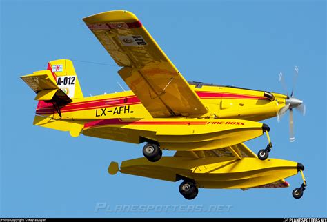 Lx Afh Aquarius Aerial Firefighting Air Tractor At 802a Fire Boss Photo