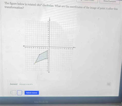 solved show examples the figure below is rotated 180° clockwise what