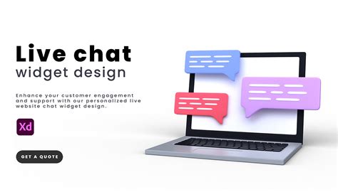 live web chat widget ux design behance
