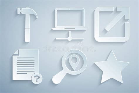 Set Search Location Open In New Window Unknown Document Star Computer Network And Hammer