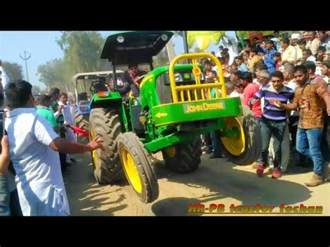 John deere 5310 vs sonalika 750 tractor tochan in jind - YouTube