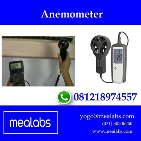Jual Anemometer Alat Ukur Kecepatan Angin Jakarta Mea Labs Indonesia