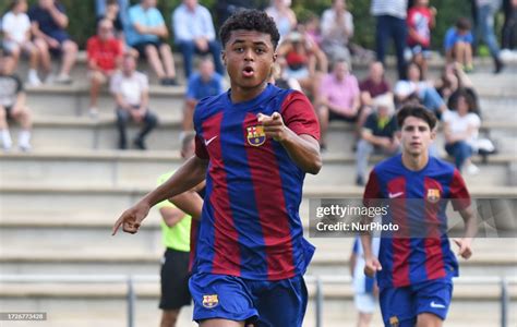 Shane Kluivert Son Of Patrick Kluivert Playing With Fc Barcelona