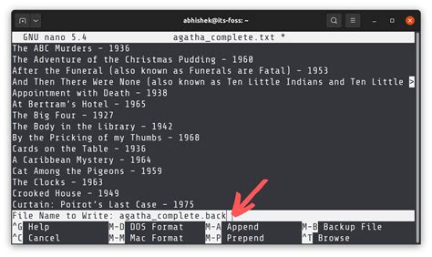 Editing Files In Linux Command Line