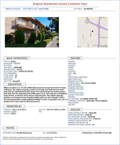 matrix create a flyer crmls knowledgebase