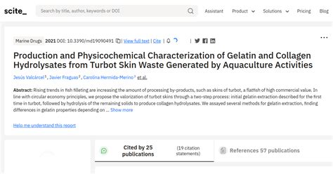 Production And Physicochemical Characterization Of Gelatin And Collagen Hydrolysates From Turbot