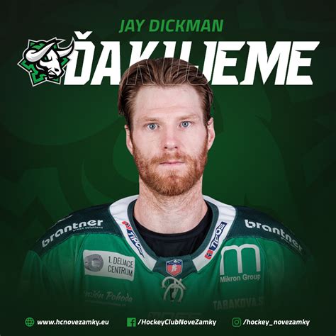 Jay Dickman Požiadal Klub O Rozviazanie Kontraktu Hc Nové Zámky