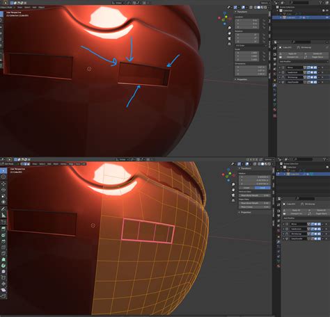 Bad Shading Around The Border Of A Mesh With Shrinkwrap Modifier Blender Stack Exchange