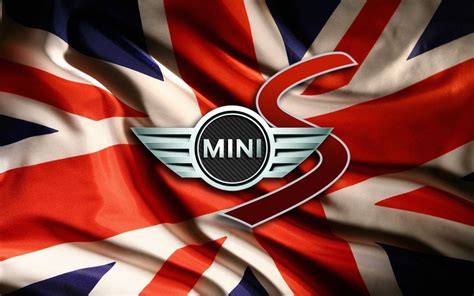Download Mini Cooper S Logo Uk Flag Wallpaper
