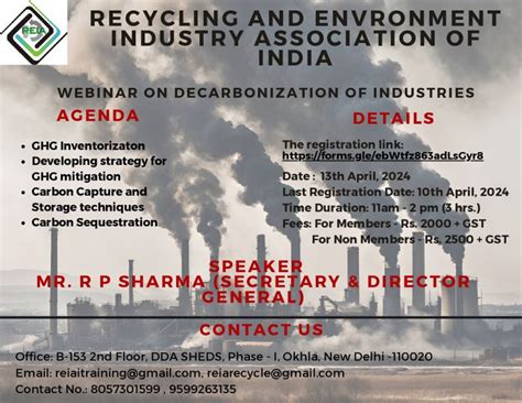 Decarbonization Sustainability Greenfuture Reia India