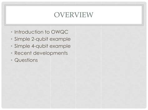 ppt one way quantum computation powerpoint presentation free