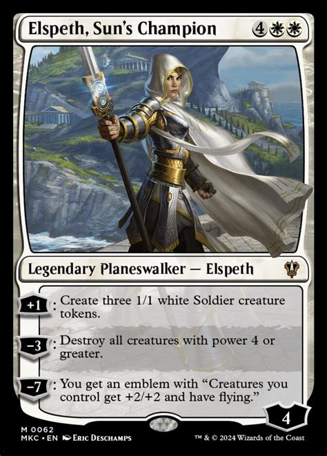 Elspeth Storm Slayer Deck For Magic The Gathering