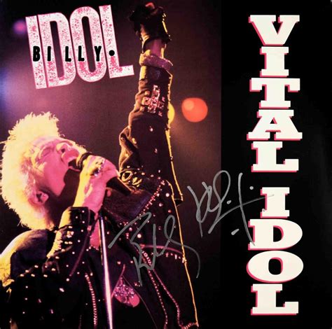 Billy Idol Signed Rebel Yell Album