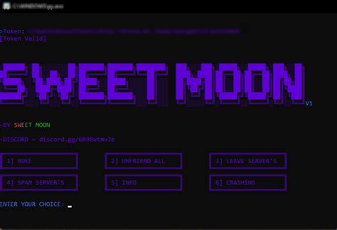 GitHub SweetMoonSM Token Nuker A Nuke Tool For Discord