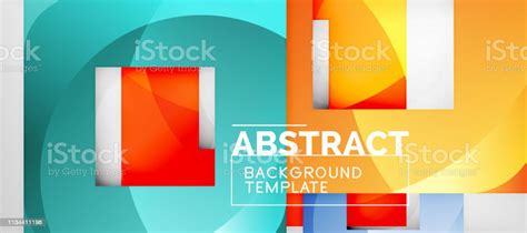 배경 색상 사각형 구성 포스터 표지 브랜딩 또는 배너에 대 한 현대 기하학적 추상화 디자인 0명에 대한 스톡 벡터 아트 및 기타 이미지 Istock