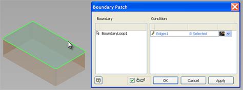Inventor Surface Patching Tip Design And Motion