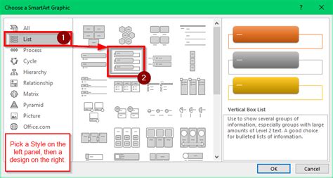 How To Create SmartArt Support And Information Zone
