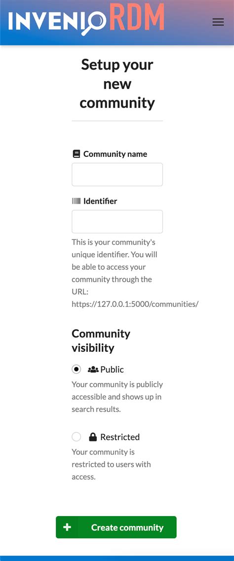 New Community Page Layout Is Too Narrow On Mobile Issue Inveniosoftware Invenio App