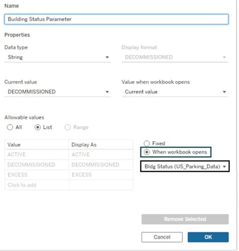 Tableau Parameters Examples How To Create Vs Filters