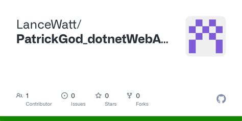 Github Lancewatt Patrickgod Dotnetwebapi
