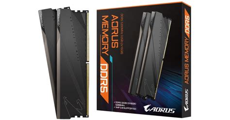 Gigabyte Aorus Memory Ddr5 32gb 2x16gb 5200mhz Cl40 Desktop Memory
