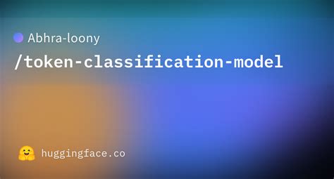 abhra loony token classification model · hugging face