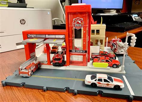 2021 Matchbox Action Drivers Fire Station Rescue Playset In 2025 Cute
