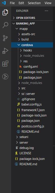 Vue Js Working Directory Is Not A Cordova Project Stack Overflow