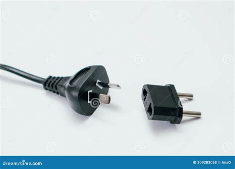 Use Plug Adapter Travel Adapters Different Type Power Socket Incompatibility Concept Stock