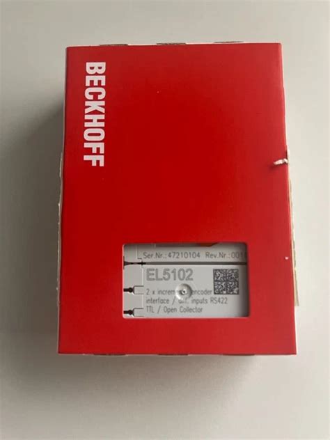 NEW BECKHOFF EL5001 EtherCAT Terminal 1 Channel Encoder Interface SSI EUR 335 00 PicClick DE