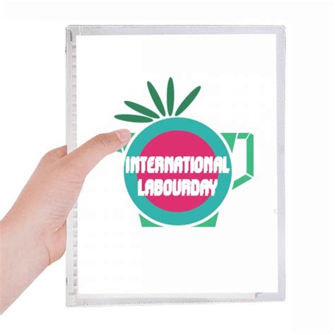 International Labour Day Notebook Loose Diary Refillable Journal