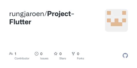 GitHub Rungjaroen Project Flutter