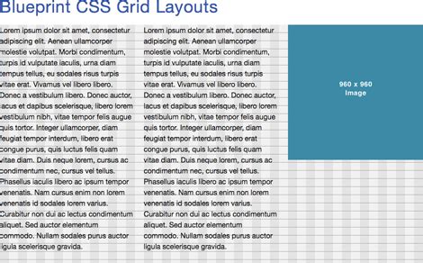 Blueprint CSS Grid Based Layouts Make Web Page Layouts Easy