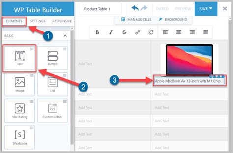How To Create A Product Specification Table In Wordpress 4 Easy Steps