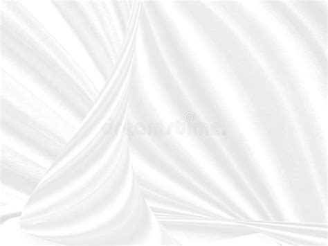 Fashion Textile Clean Woven Beautiful Soft Fabric Abstract Smooth Curve Shape Decorative White