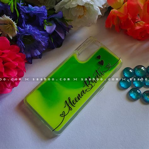 Green Neon Sand Glow Case S A A B O O