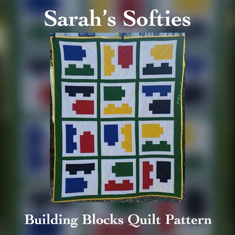 Building Blocks Quilt Pattern Etsy