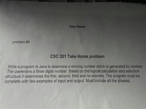 Use Java Language Also Use The Control Structure Be Chegg