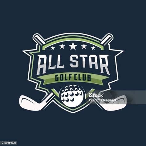 골프 클럽에 대 한 골프 로고 벡터 템플릿 디자인 일러스트 Championship에 대한 스톡 벡터 아트 및 기타 이미지