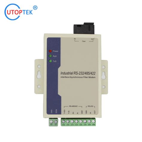 Universal RS485 RS422 RS232 To Fiber Sc St FC 20 40 60 80km Optical Series Over Fiber Modem